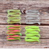 China 5.5CM 1.6G Fishing Lure Kit TPE Material Soft Bait Paddle Fishing Lure Sets for sale