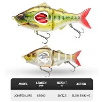 China 10g 22.5g Bass Whopper Plopper Fishing Lure Slow Sinking Swimbait Lifelike Propeller for sale
