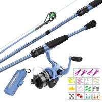 China Ocean Beach Fishing Tackle Set 1.82m 2 Sections ML Hard Carbon Spinning Fishing Full Set for sale