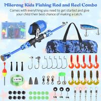 China Kids Fishing Rod And Reel Combo Fishing Lure Line Bag Included for sale