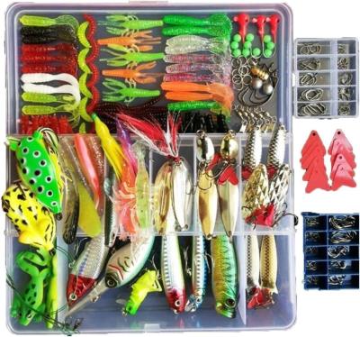 China Freshwater Fishing Lure Kit Fishing Tackle Box With Different Lures And Baits for sale