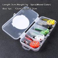 China Soft Fishing Lure Kit Snakehead Frog Lures Set Fishing Lure Box for sale