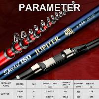 China 430cm 530cm Fishing Tackle Set Long Casting Ultralight Telescopic Fishing Rod ISO for sale