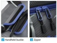 China Large Capacity Fishing Tackle Set Bag PVC Waterproof Lure Bag Multifunctional Handbag for sale