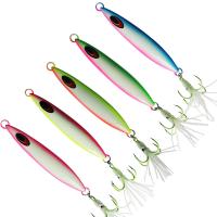 China Sea Fishing Slow Jigging Lure Metal BaitShore Artificial Fishing Hook for sale