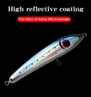 China 90g Bass Pencil Fishing Lure Kit Bait Pencil Wooden Stickbaits Trolling Floating Lure for sale
