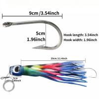 China Saltwater Fishing Big Game Trolling Lure UV Enhanced Octopus Skirts Lures for sale