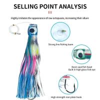 China Saltwater Fishing Big Game Trolling Lure UV Enhanced Octopus Skirts Lures for sale