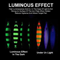 China Luminous Slow Jigging Lures Slow Pitch Lures For Saltwater Metal Lead Fishing Lure for sale