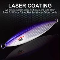 China Luminous Slow Jigging Lures Slow Pitch Lures For Saltwater Metal Lead Fishing Lure for sale