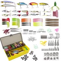 China Plastic Fishing Lure Kit Metal Plastic Fishing Bait Fishing Tackle Set for sale