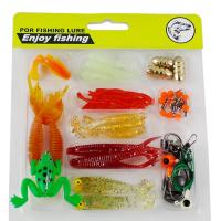 China Colorful Fishing Tackle Set Plastic Metal Fishing Tackle Bait for sale