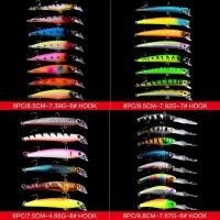 China 43pcs Fishing Lure Kit Bass Fishing Lure Minnow Hard Pencil Lure Floating Carp Fishing for sale
