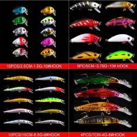 China 56pcs Hard Bass Bait Floating Carp Lure Kits Peche Leurre Fish Bait Set for sale