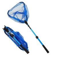 China 40cm Deep Telescopic Fishing Net Pole Foldable Extendable Fishing Net Pole for sale
