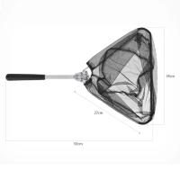 China 50CM Portable Fishing Tackle Set Foldable Durable Nylon Landing Fishing Net for sale