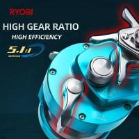China RYOBI BT Slow Jigging Fishing Reel Max Drag 16KG Deep Sea Fishing Reel for sale