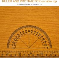 China Steel Frame Foldable Work Bench Heavy Duty Workstation With Ruler Protractor for sale