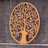 China Rustic Bronze Metal Wall Art Decoration Indoors Outdoors 51cm 61cm Metal Artwork For Wall for sale