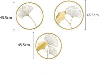 China 3pcs Nordic Style Wall Art Metal Wall Decoration OEM Easy  Install for sale