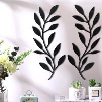 China Indoor Metal Tree Leaves Wall Decor Vine Metal Olive Branch Wall Art Outdoor for sale