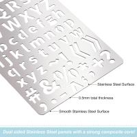 China Customised Metal Engraving Letter Stencils Number Stencil Metal Engraving Drawings for sale