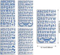 China Customised Metal Engraving Letter Stencils Number Stencil Metal Engraving Drawings for sale