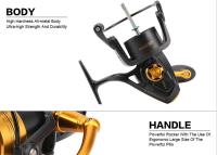 China SSV 3500-10500 Fishing Rod Combos Spinning Fishing Reel 5+1BB Full Metal Body for sale