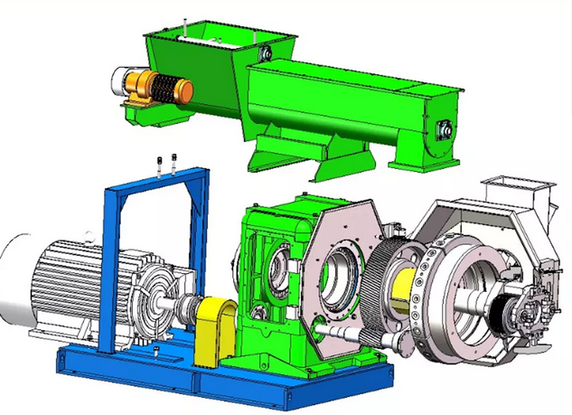20TPH Ring Die Wood Pellet Mill 5