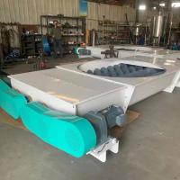 China 6000mm Three Shaft Screw Conveyor for Wood Chips - 85-162 m³/h Capacity with 1.1-4.4 kW Motor Options for sale