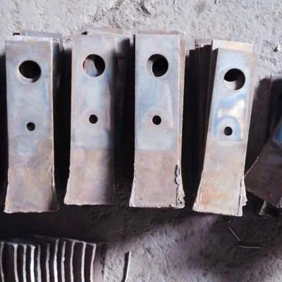 China HRC58 Hammer Mill Blade 0.5kg Wear Resistant Steel Spare Parts for SFSP Hammer Mills with Custom Sizes for sale