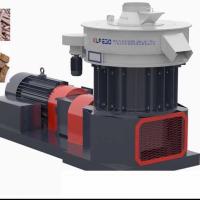 China KL880 4T/H 200KW Vertical Straw Pellet Mill with 3-Roller System and 14-Ton Capacity for sale