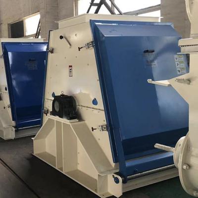 China 10T/H Biomass Feed Hammer Mill Grinder with 90-132kW Power and 3-6t/h Capacity for Poultry Feed Production for sale