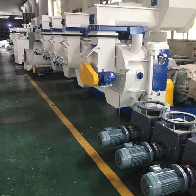 China Large Capacity 15t/h Biomass Wood Pellet Machine with 650mm Ring Die and 185kW Motor for Industrial Granulating for sale