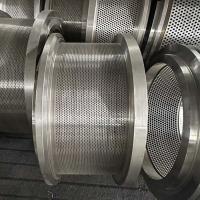 China X46Cr13 Stainless Steel Pellet Mill Ring Die 52-60 HRC Custom Compression Ratio for Animal Feed for sale