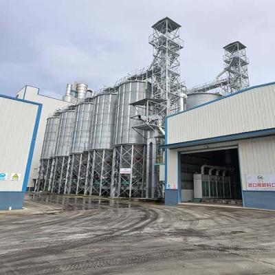 China 1000T Capacity Galvanized Steel Grain Storage Silo Assembly Corrugated Silo for Grain Mills for sale