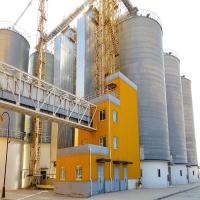 China 1000T Capacity Galvanized Steel Grain Storage Silo Assembly Corrugated Silo for Grain Mills for sale