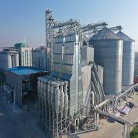 China Animal Feed Mill Grain Storage Silo Profession Manufacturer With Bucket Elevator for sale