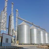 China Animal Feed Mill Grain Storage Silo Profession Manufacturer With Bucket Elevator for sale