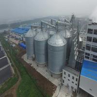 China Animal Feed Mill Grain Storage Silo Profession Manufacturer With Bucket Elevator for sale