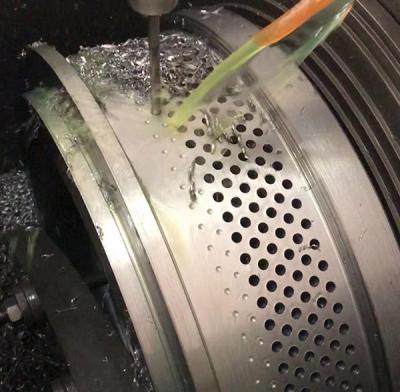 China Stainless Steel Pellet Machine Ring Die HRC58-62 with 1.2mm to 6mm Hole Diameter for Animal Feed and Biomass Production for sale