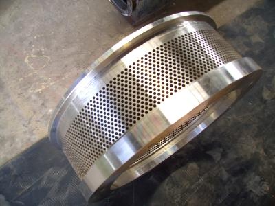China 110kw Pellet Machine Ring Die Spare Parts 1.0-28mm Hole Diameter for Wood and Feed Pellet Production for sale