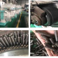 China 0.8-1TPH Small Wood Pellet Machine with 4Cr13 Ring Die, 75kW Power for Biomass Processing for sale