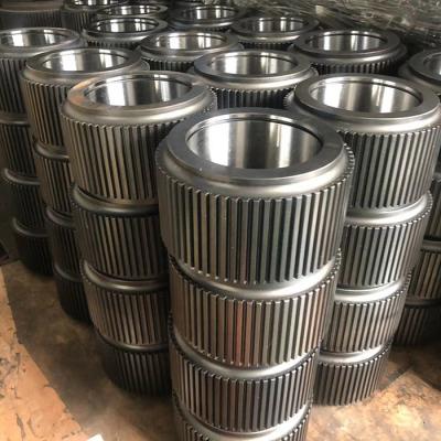 China 5mm 52HRC Straight Tooth Rollers for Wood Pellet Mill 508 420 - Alloy Steel Pellet Mill Spare Parts for sale