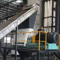 China Paper Wood Hammer Mill Machine 6-7 TPH Capacity 132kW Water Drop Type Feed Grinder for sale