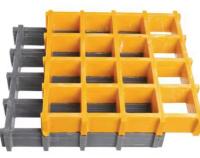 China FRP GRP Molded Grating Pultruded Multiple Grate / Grille Leakage Grid for sale