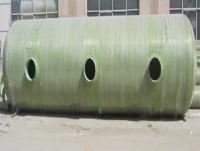 China Underground FRP Fiberglass Septic Tank Various Capacity Customized Finished FRP Purification Treatment for sale