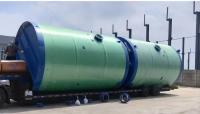 China Customized Sewage Integrated Prefabricated Pump Station FRP GRP High Purification Efficiency for sale
