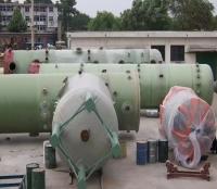 China FRP Bubble Tower GRP Fiberglass  Ammonia Absorption Tower Chemical Pollution Industry for sale