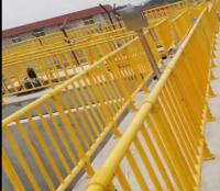 China Fiberglass Frp Grp Fencing Farm Handrail Garden GRP Handrail Guardrail Fence Post for sale